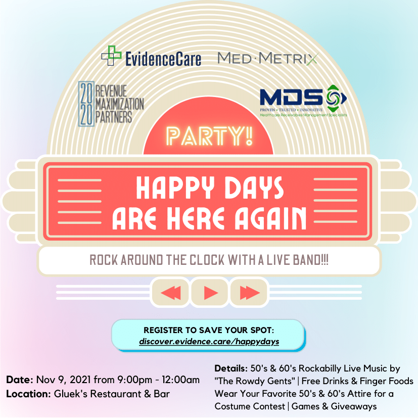 Event Registration | Happy Days Are Here Again | HFMA ANI 2021